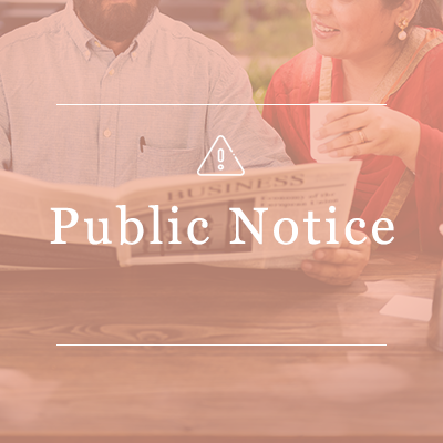 Public Notice – (REVISED) Compliance with the New Capitalization ...